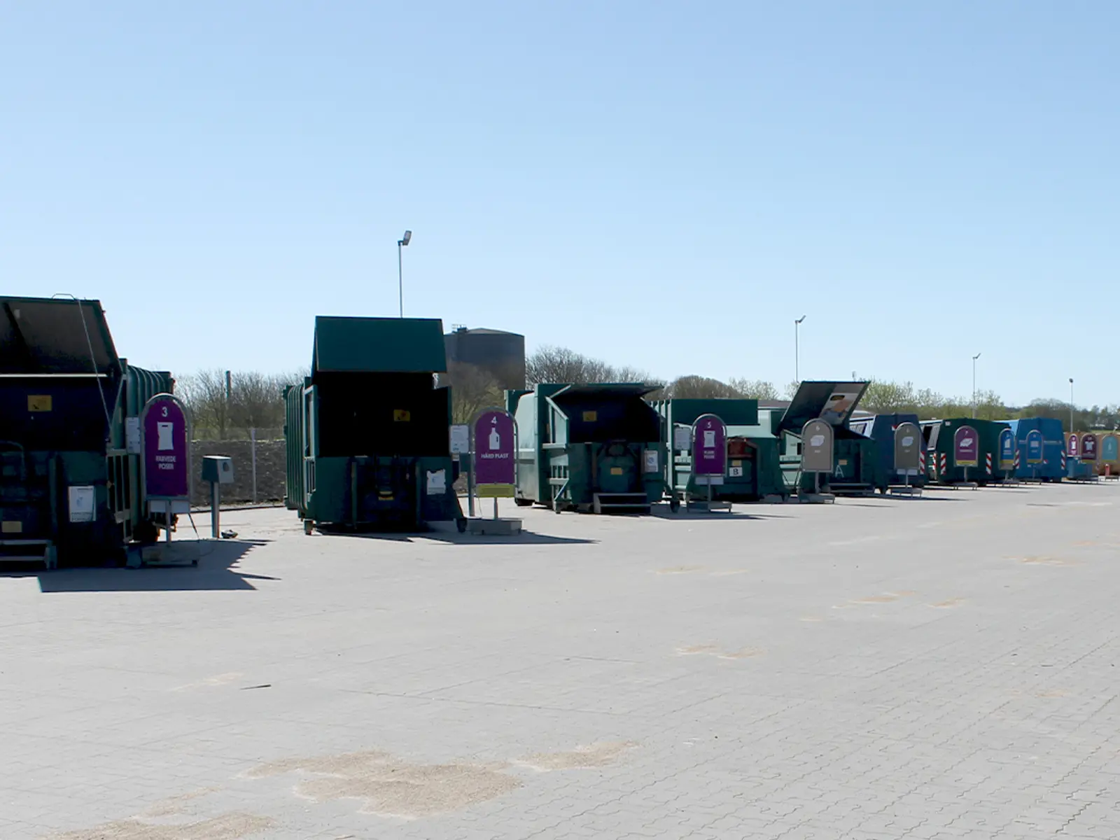 Genbrugscentrene i Hanstholm, Frøstrup, Thisted og Hurup